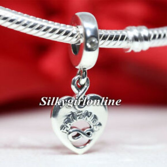 Pandora | Jewelry | Pandora Friends Forever Heart Dangle Charm 799294c ...